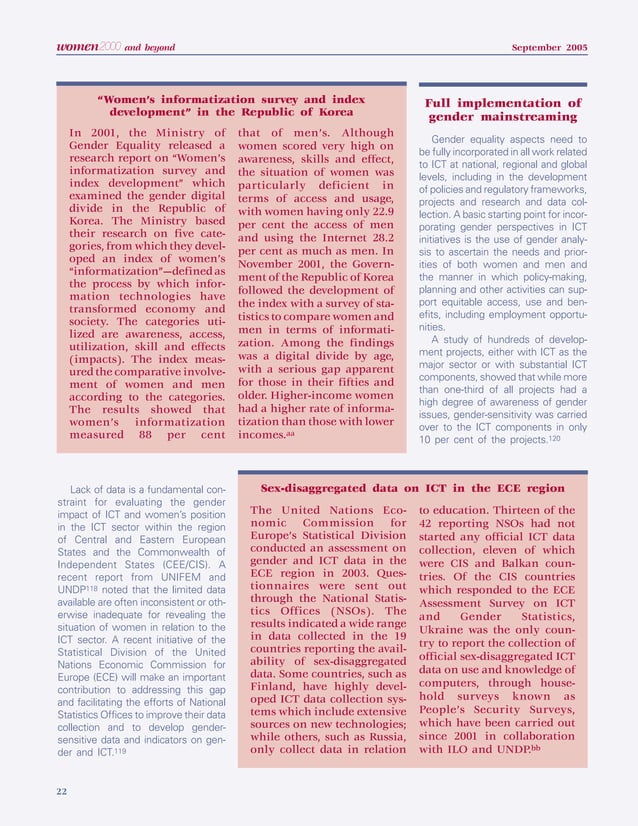 Gender equality and empowerment of women through ICT | PDF