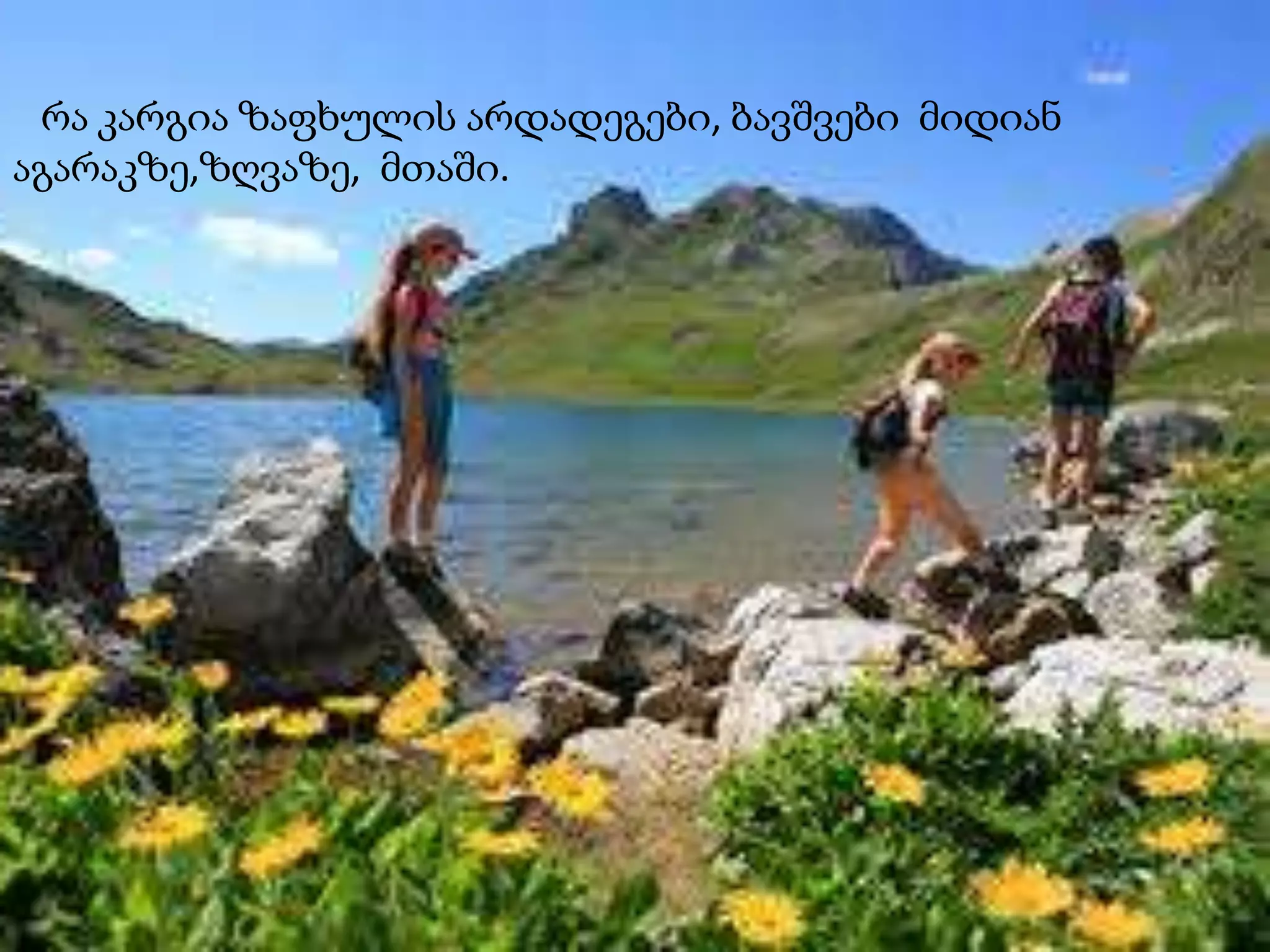 დავალება ზაფხულის არდადეგებზე | PPTX