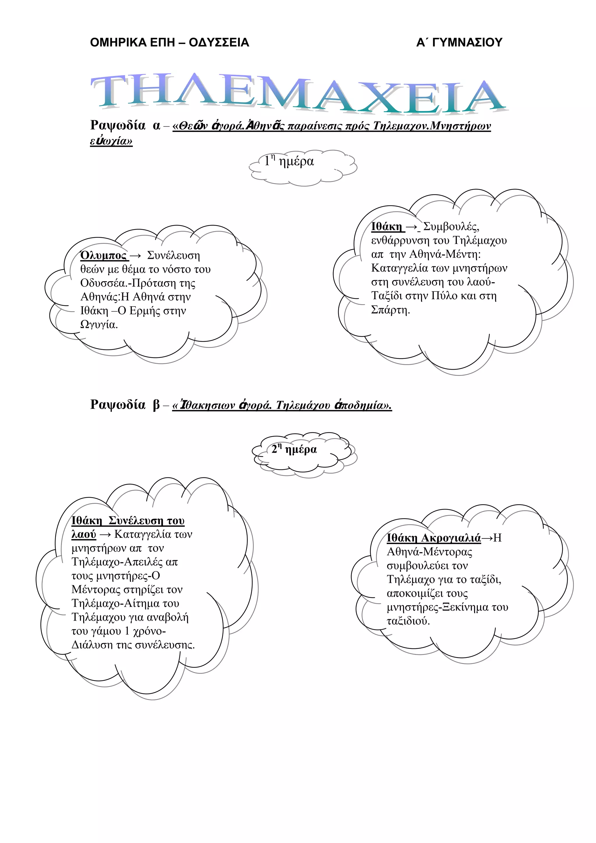 οδυσσεια τετραδιο μαθητη | PDF