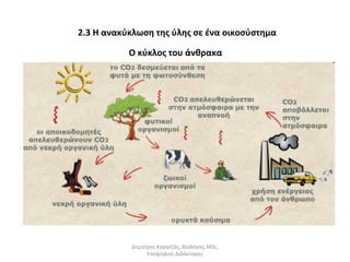 Μάθημα: Βιολογία. Γ' Γυμνασίου-Σημειώσεις σχολικού βιβλίου | PPT