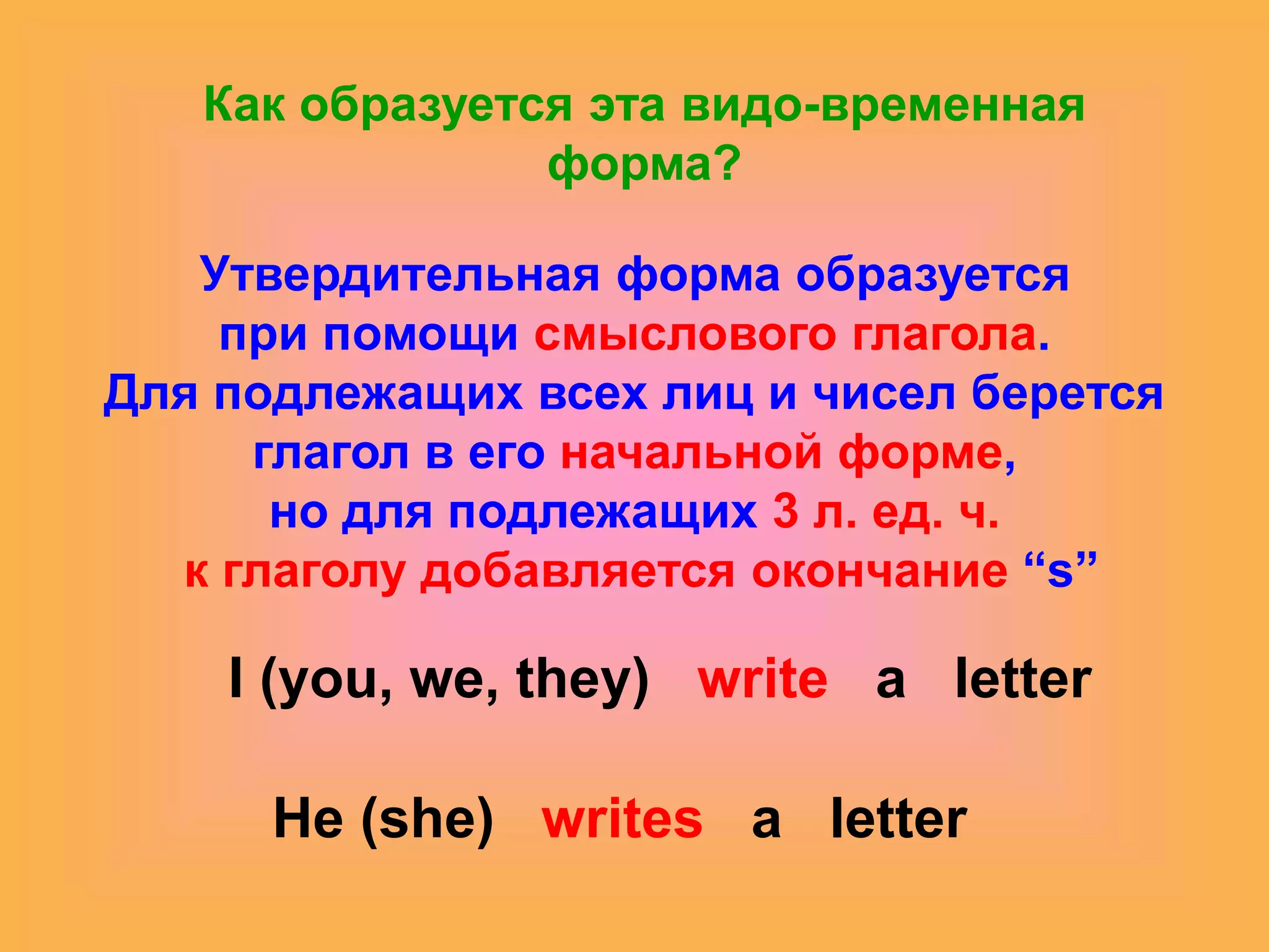 анг.язык 6. present simple | PPSX