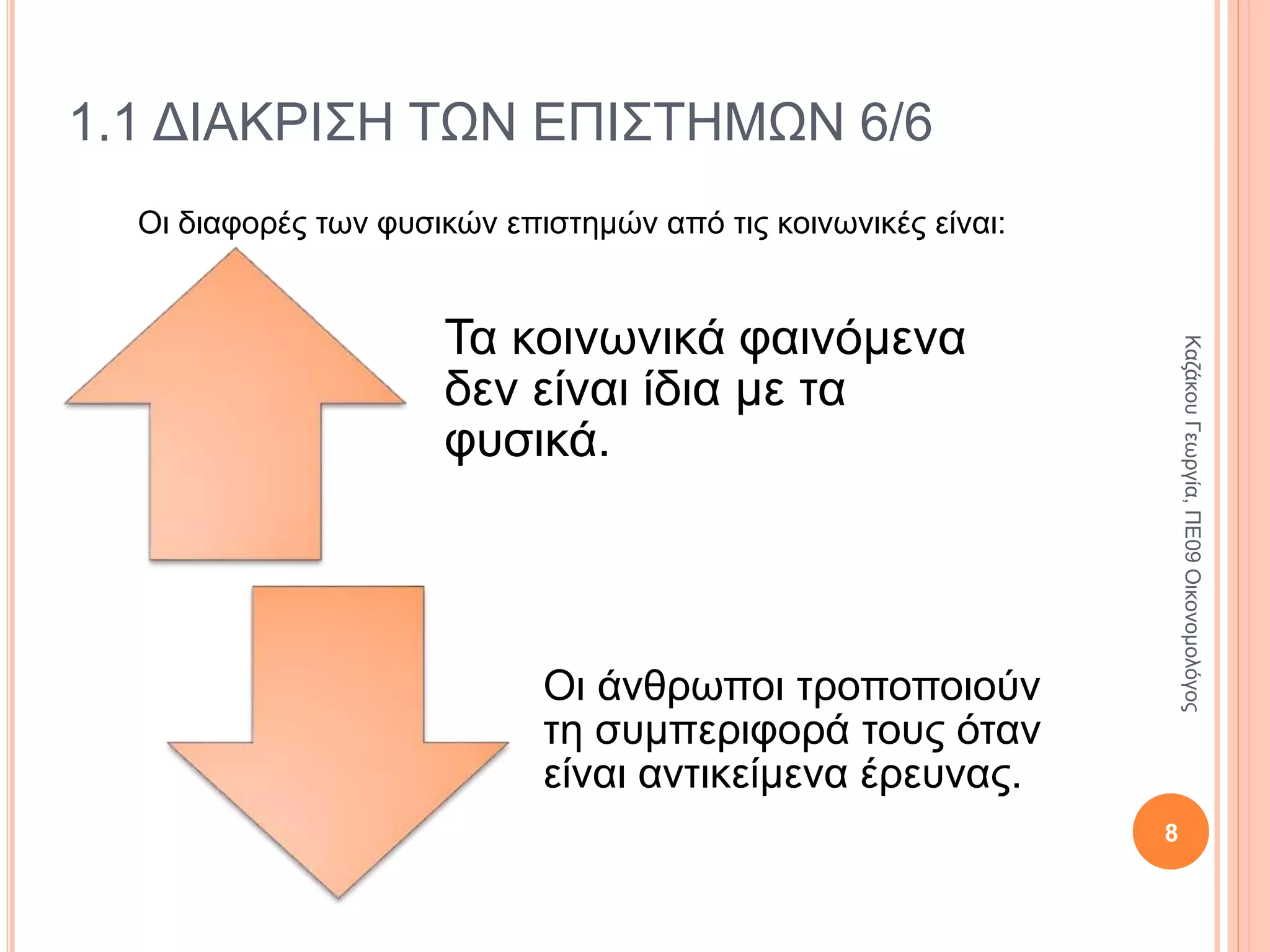 Bασικες αρχες κοινωνικων επιστημων | PPTX