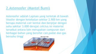 Lapisan Penyusun permukaan bumi dan Lapisan penyusun Atmosfer | PPT