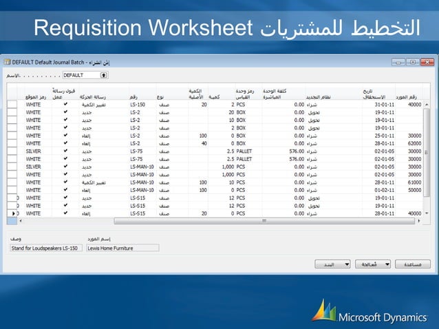 ERP : Arabized Microsoft dynamics NAV إدارة موارد المؤسسات | PPT