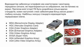 відеосистема комп'ютера | PDF