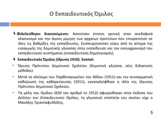 ΔΗΜΙΟΥΡΓΙΚΟΣ ΙΣΤΟΡΙΣΜΟΣ του Δημήτρη Γληνού | PPT