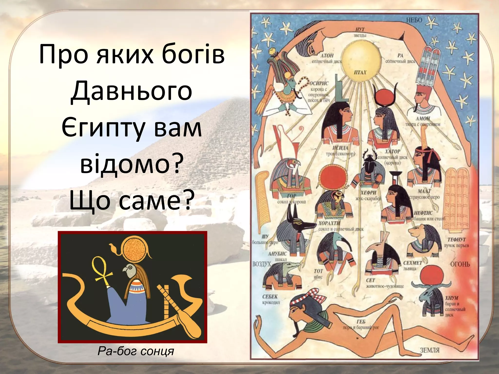 Міфи та релігія давнього єгипту | PPT