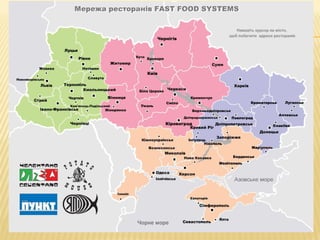 Марк Зархин, Львов, Fast Food System | PPT