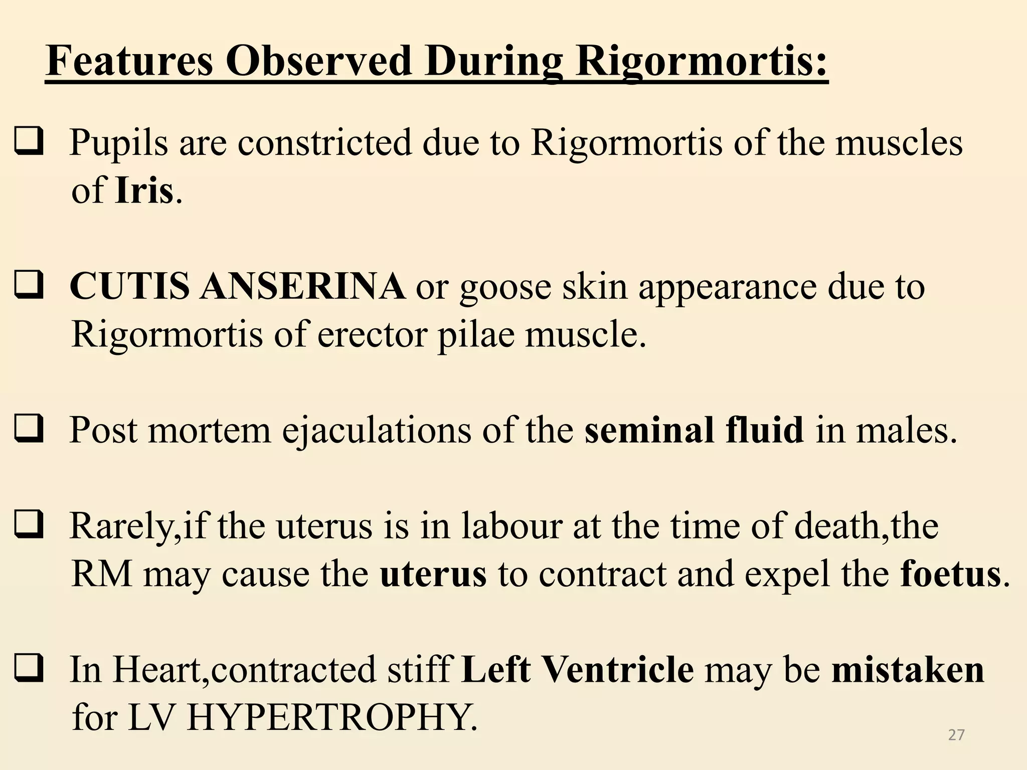 RIGOR MORTIS by rajkumar malur | PPTX | Chemistry | Science