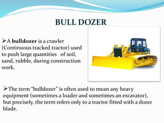 презентация бульдозер и скрепер | PPTX