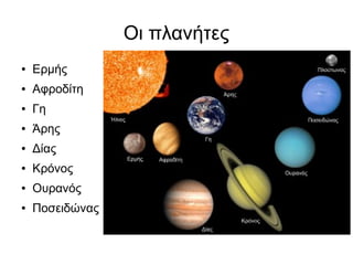 ηλιακο συστημα-ΑΝΝΑ-ΜΑΙΡΗ-ΧΡΥΣΟΒΑΛΑΝΤΩ | PPT