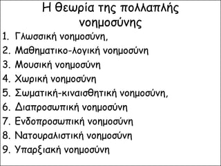 νοημοσύνη νοητική υστέρηση | PPT