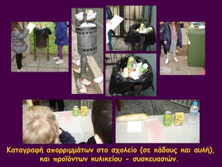 Περιβαλλοντικό πρόγραμμα: "Τίποτα δεν πάει χαμένο..." - 2ο Δημοτικό ...