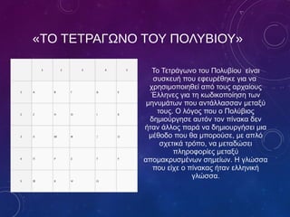 Πολύβιος | PPT