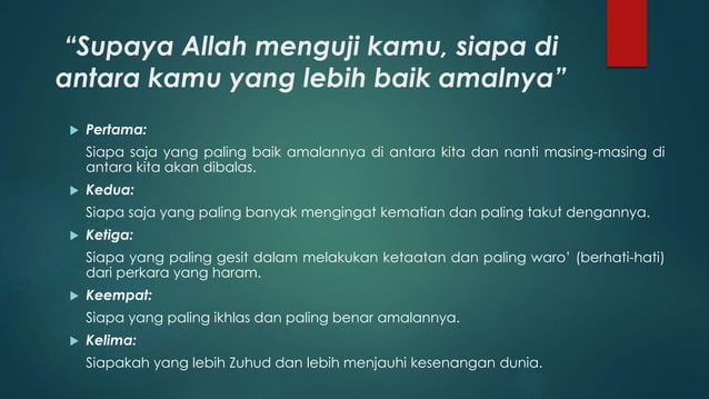 MATERI KAJIAN REMAJA - AHSANU AMALA | PPTX