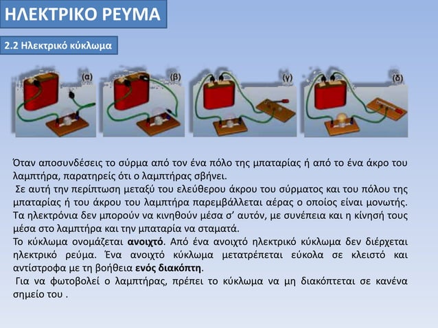 ηλεκτρικο κυκλωμα | PPTX