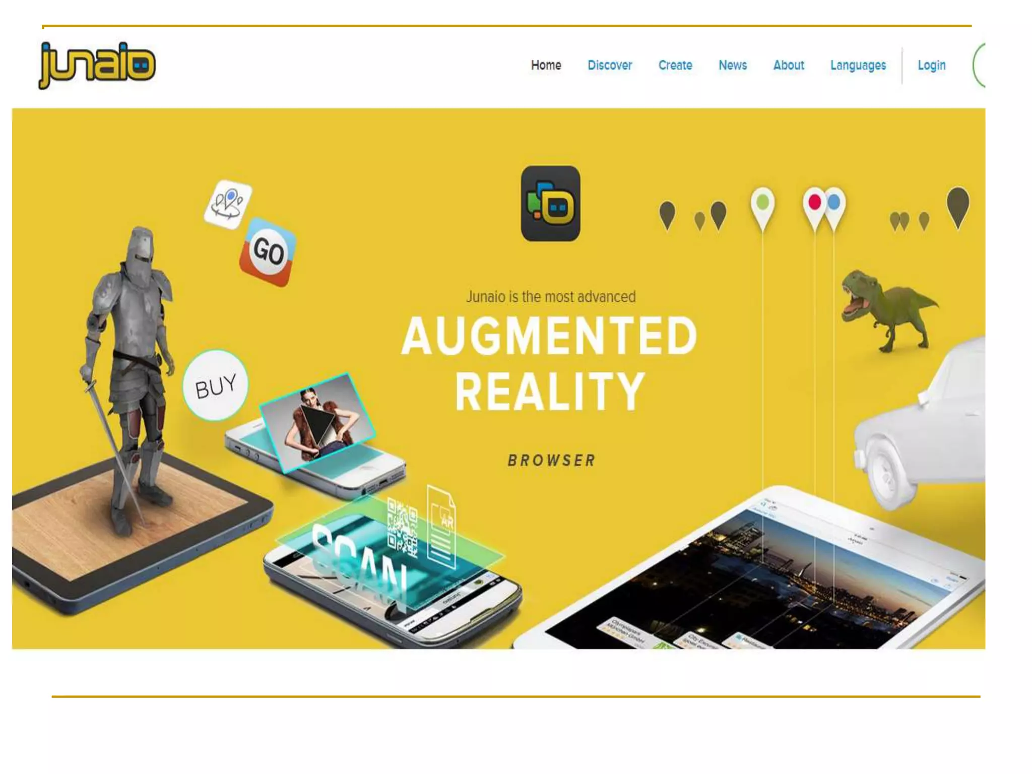 擴增實境工具實做 | PPT | Augmented Reality | Technology & Computing