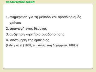 Διδακτικες Τεχνικες Αξιολογηση | PPSX