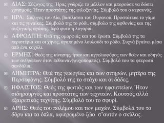 οι θεοι του ολυμπου | PPTX