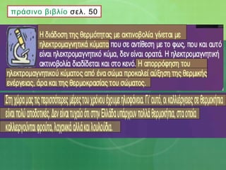 διάδοση θερμότητας με ακτινοβολία | PPT