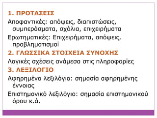 ΔΥΣΚΟΛΙΕΣ ΣΤΗΝ ΚΑΤΑΝΟΗΣΗ ΚΑΙ ΠΑΡΑΓΩΓΗ ΚΕΙΜΕΝΟΥ | PPSX