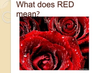 Red Colour | PPTX