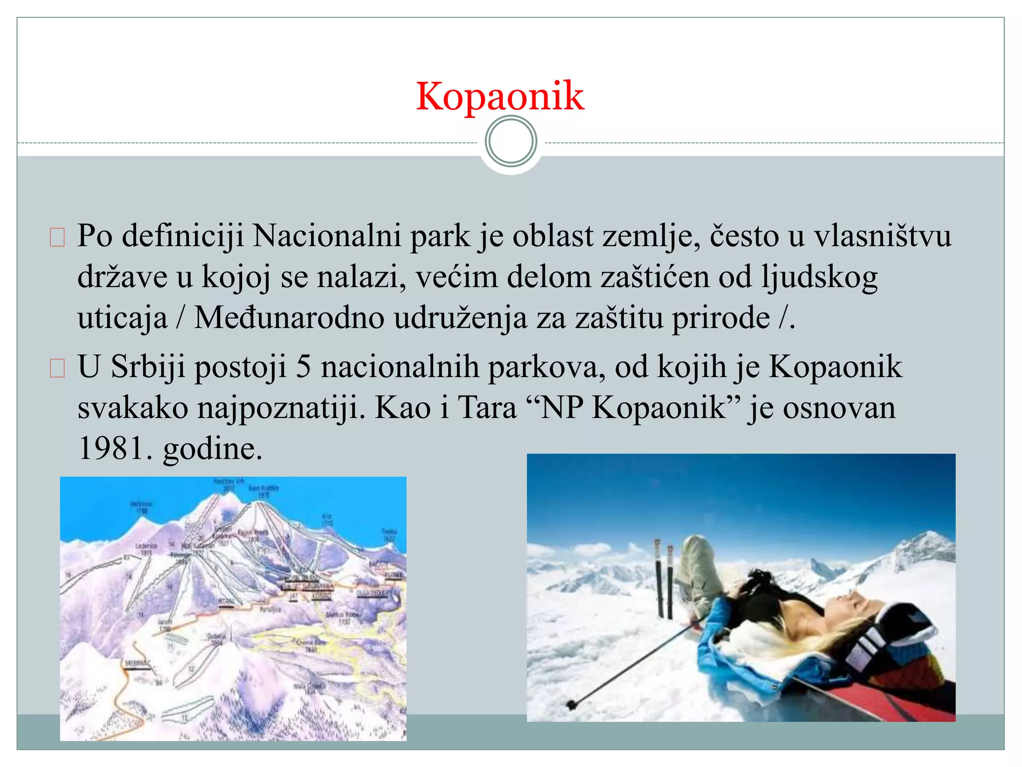 NP ''Kopaonik'' | PPTX