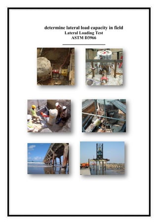 Laterally Loaded Piles | PDF