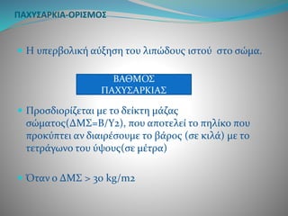 εφηβοι παχυσαρκια | PPTX