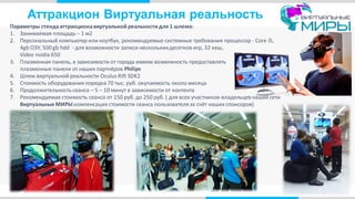 франшиза Виртуальная реальность "Виртуальные МИРЫ" партнёрам от создателей ДНИ БУДУЩЕГО | PDF