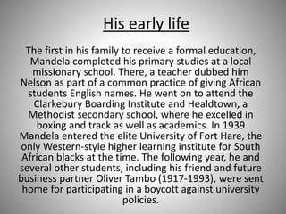 Nelson Mandela | PPTX