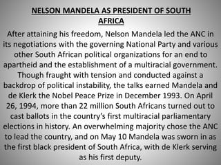 Nelson Mandela | PPTX