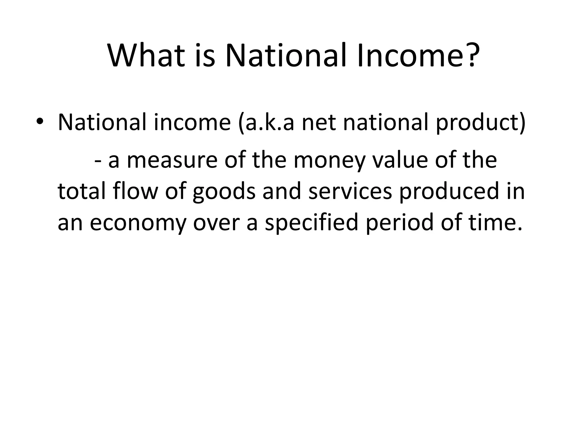national income | PPT