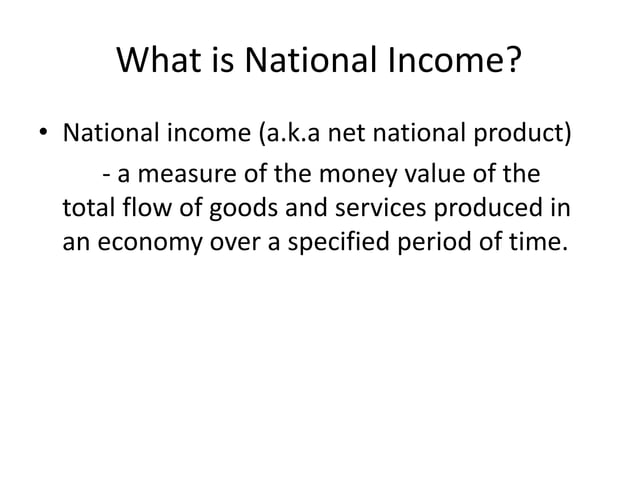 national income | PPT