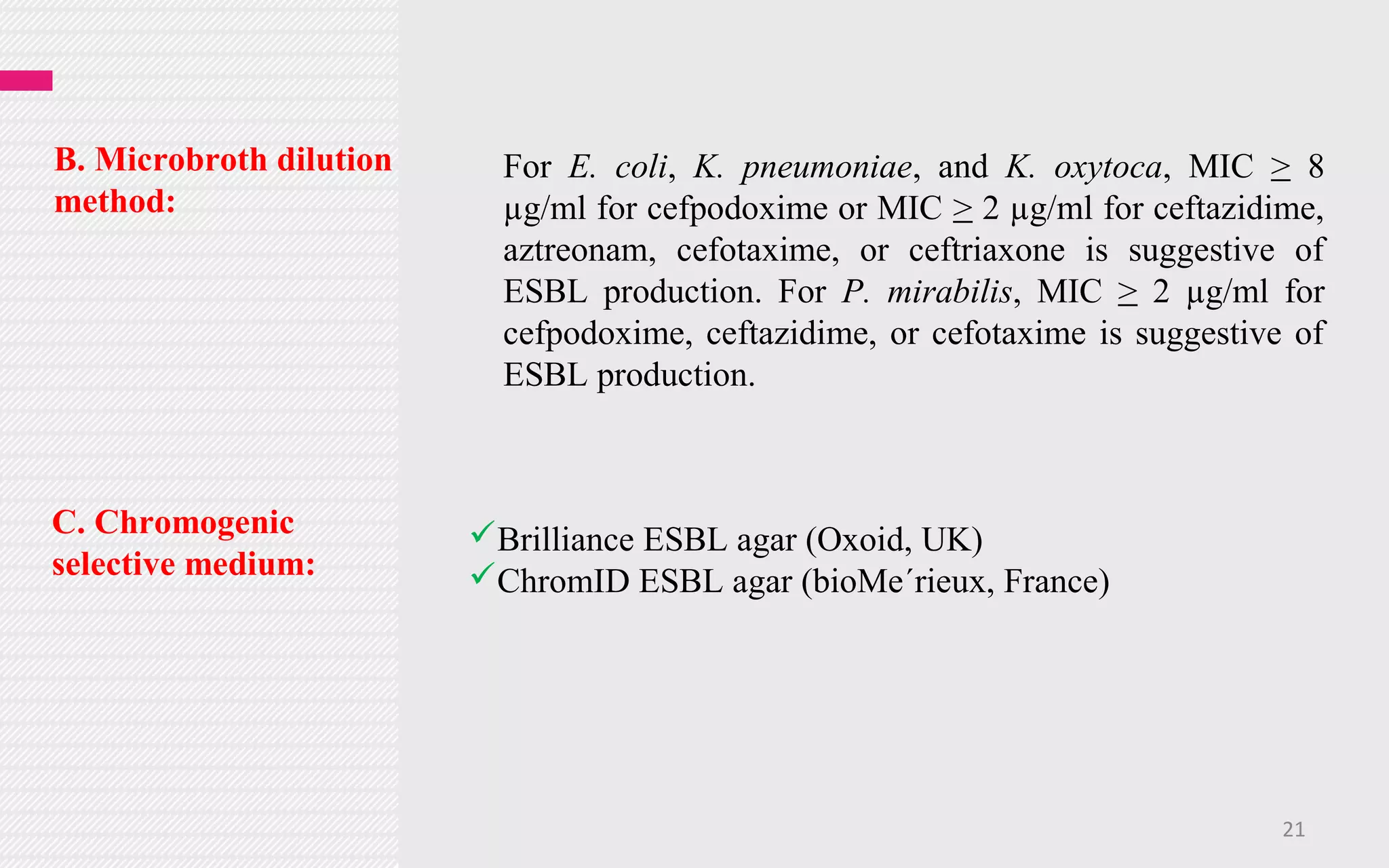 esbl | PPT