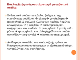 Βασικές έννοιες και αρχές της Συστημικής Θεραπείας και Συμβουλευτικής ...