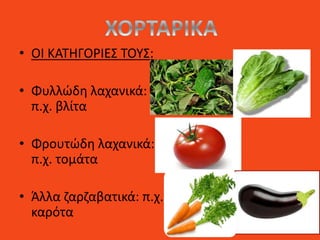 ΦΡΟΥΤΑ-ΧΟΡΤΑΡΙΚΑ | PPT