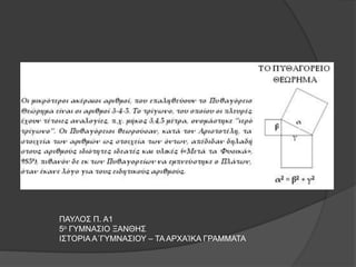 Πυθαγόρας | PPTX