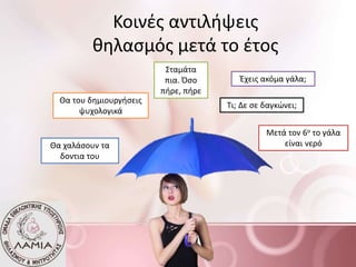 Θηλασμός μετά το χρόνο: Υπερβολή ή Ανάγκη; | PPT