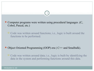 .Net introduction by Quontra Solutions | PPT