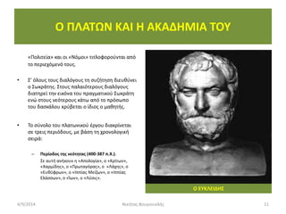 Η Ακαδημία του Πλάτωνα | PPT