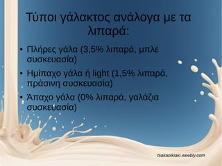 γαλακτοκομικά | PPT