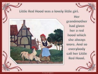 Fairy tale Little Red Hood | PPT
