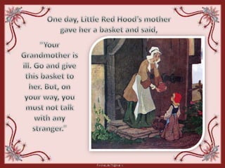 Fairy tale Little Red Hood | PPT