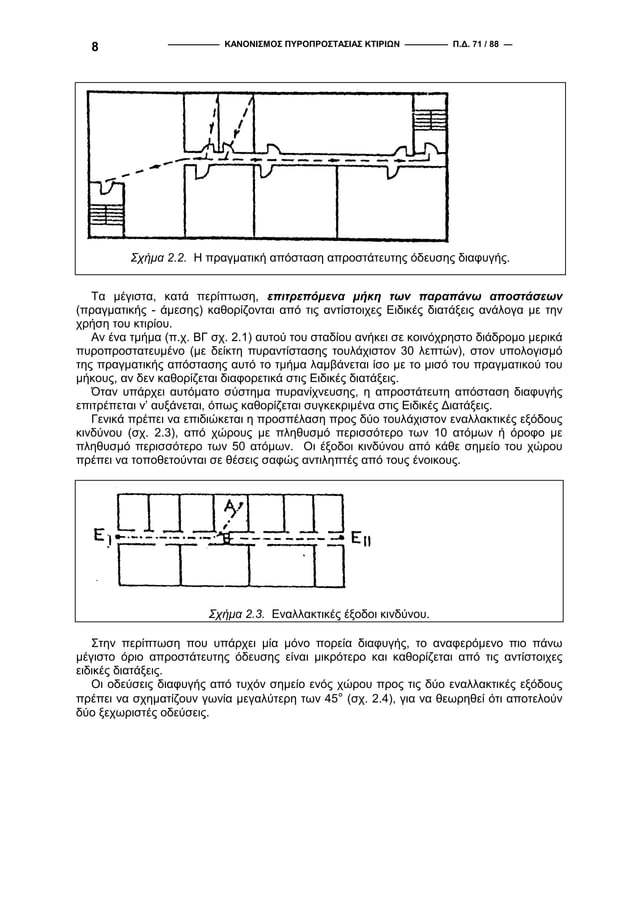 Κανονισμος πυροπροστασιας κτιριων | PDF