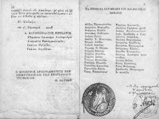 Σύνταγμα της Επιδαύρου και Διακήρυξη Ανεξαρτησίας | PDF