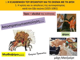 ΒΥΖΑΝΤΙΝΗ ΙΣΤΟΡΙΑ: Η κρίση και οι απώλειες της αυτοκρατορίας κατά τον ...