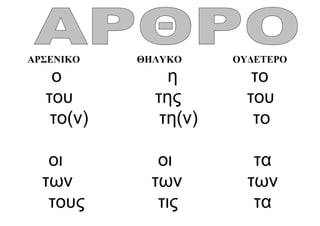 ΑΡΘΡΟ | PPT