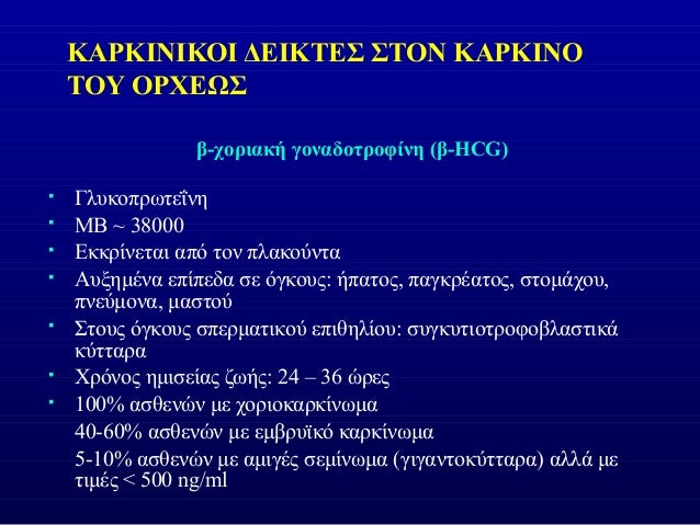 Καρκινος Ορχεων