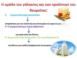 ομάδα γάλακτος | PPT